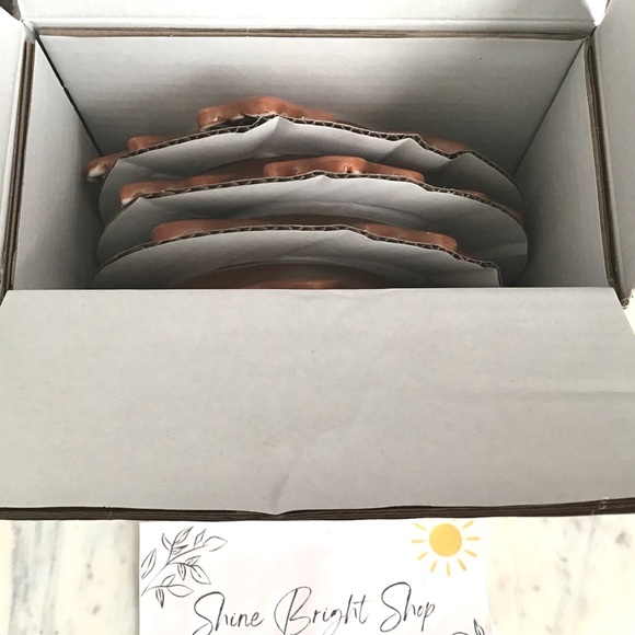 Pottery Barn | Dining | Pottery Barn Gingerbread Snowflake Plates Set ...